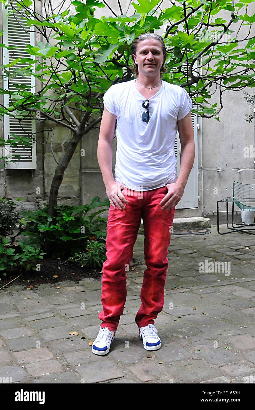 EXCLUSIVE - Former soccer player Emmanuel Petit poses for our ...