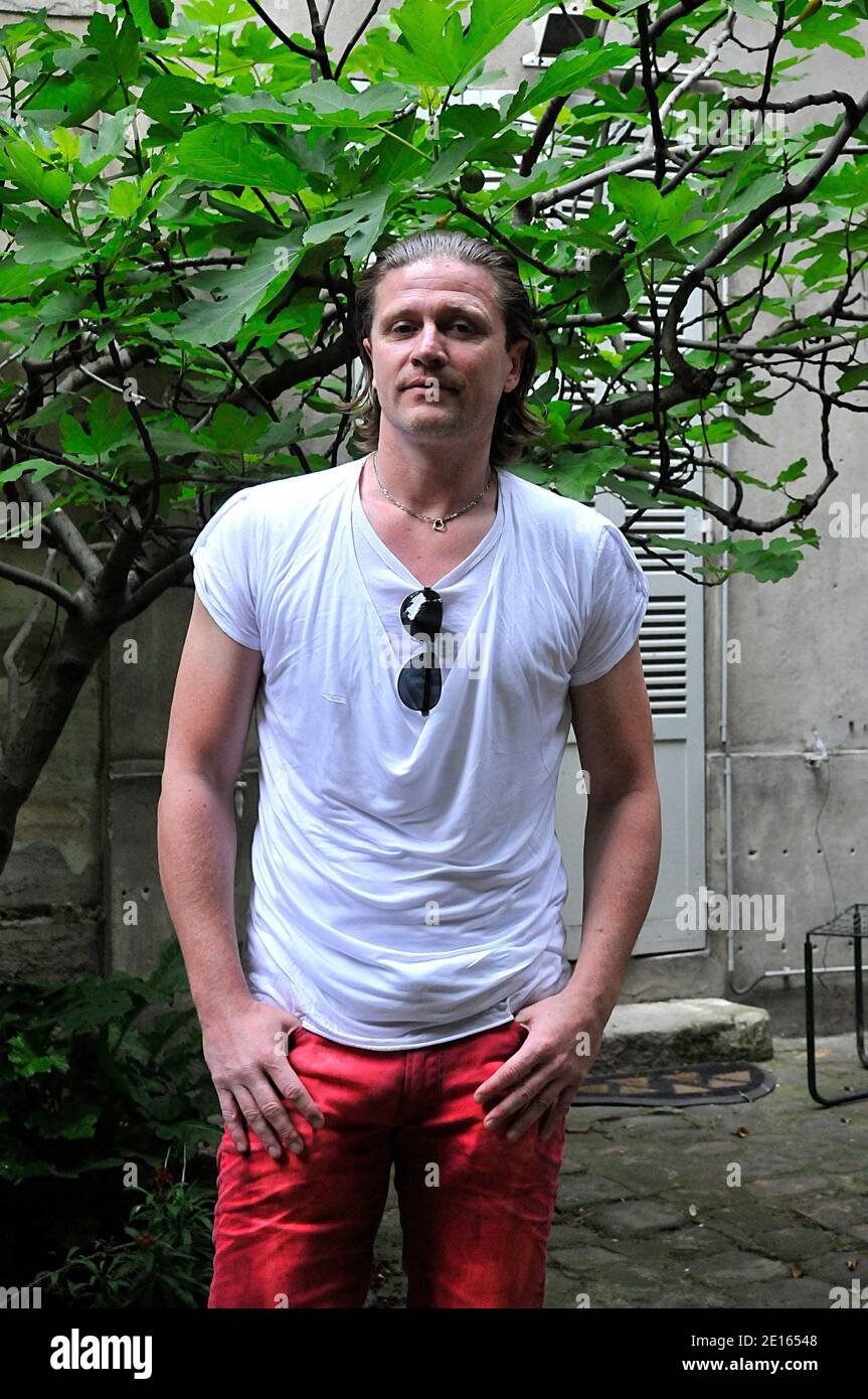 EXCLUSIVE - Former soccer player Emmanuel Petit poses for our ...