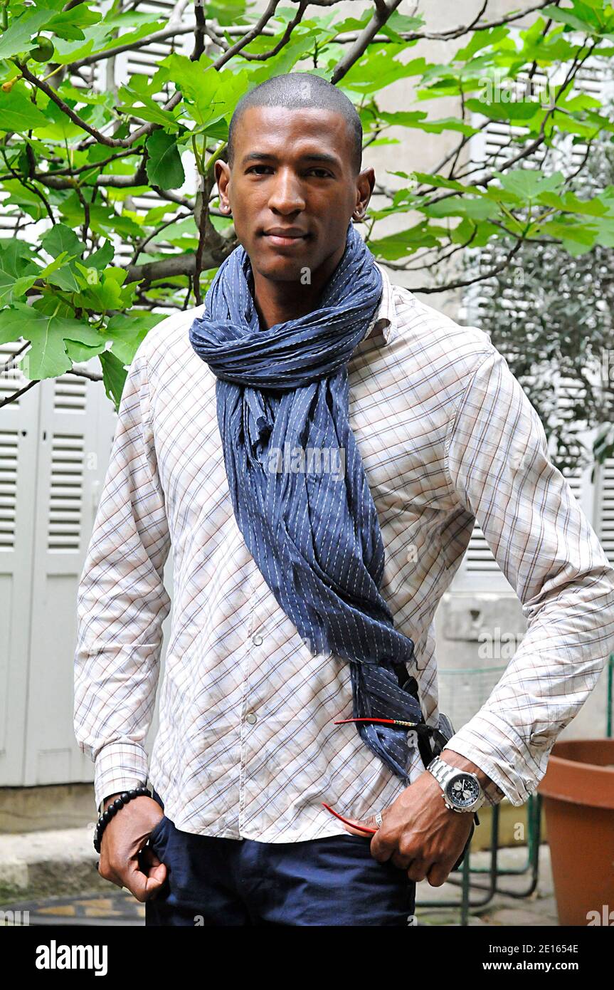 EXCLUSIVE - Singer Thierry Cham poses for our photographer on Africa n ...