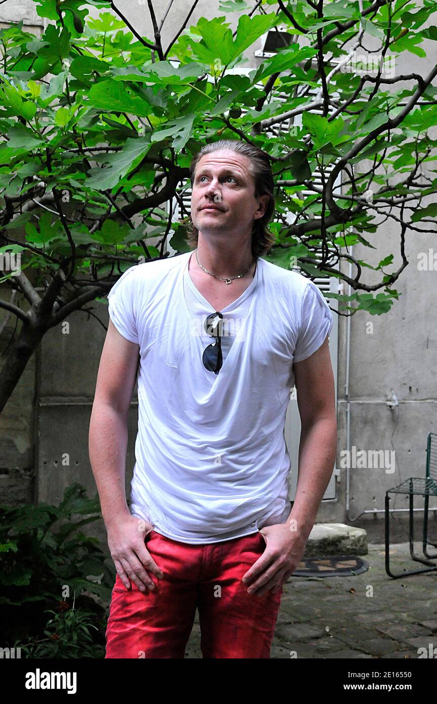 EXCLUSIVE - Former soccer player Emmanuel Petit poses for our ...