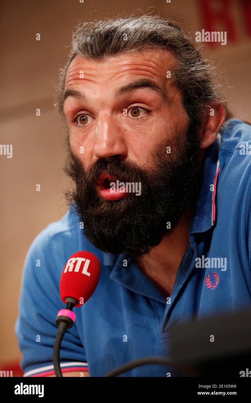 EXCLUSIVE. NO TABLOIDS. French rugby player Sebastien Chabal is ...