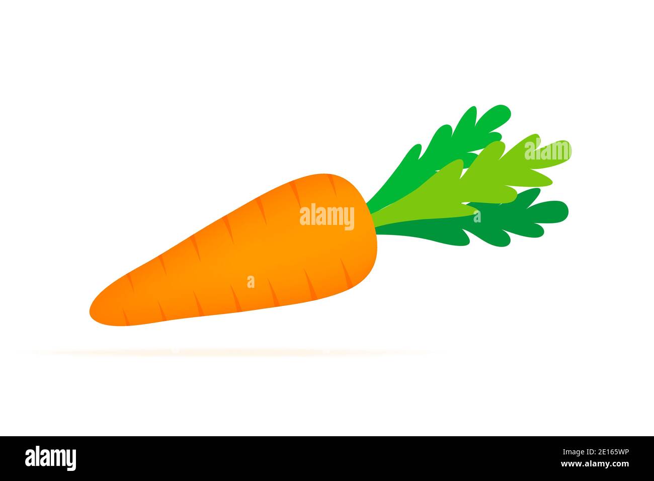 Carrot icon. Flat design on a white background. Vector stock ...