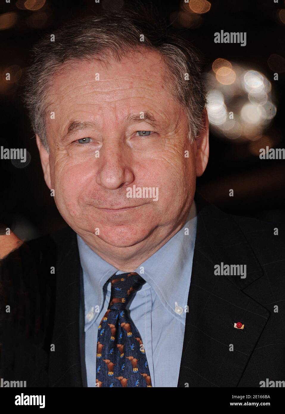 Jean Todt arriving at the at the Vintage Cars Exhibition Launch - Gala ...