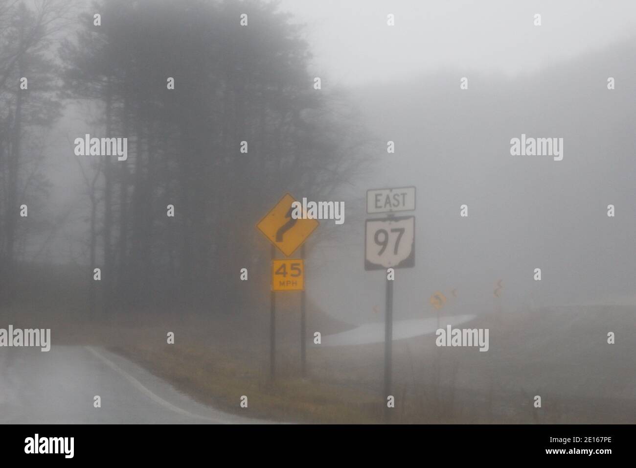 Cold, Wet Winter Day in the Countryside Stock Photo - Alamy