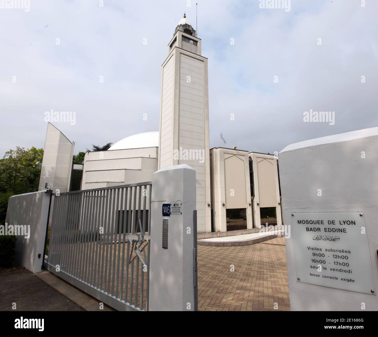 Grand Mosque in Lyon France, on April 29, 2011. The French mosque is ...