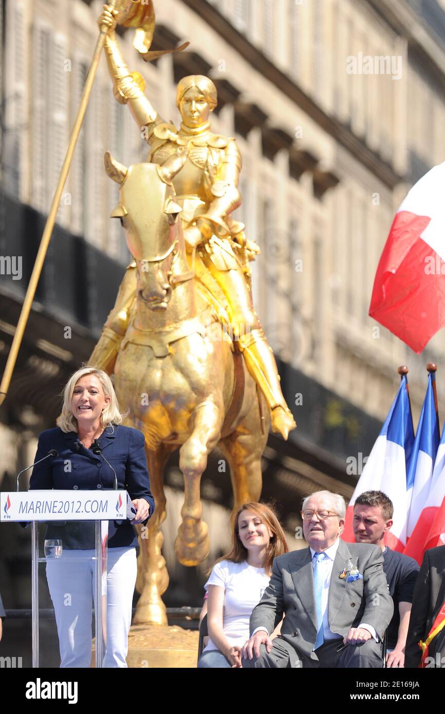 French far-right Front National (FN) political party leader Marine Le ...