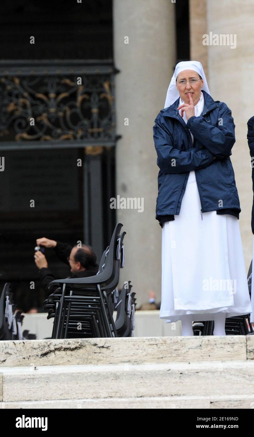 French Sister Marie Simone-Pierre attends the beatification of pope ...