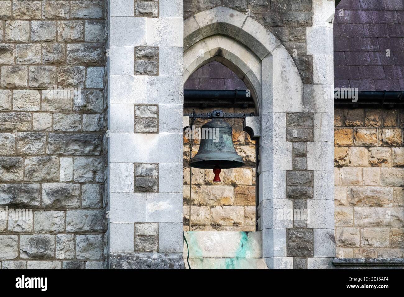 Bell in the Catholic Church of Our Lady of Dolours Stock Photo - Alamy
