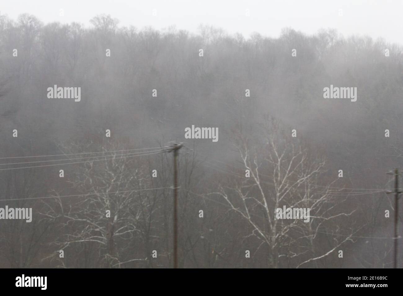 Cold, Wet Winter Day in the Countryside Stock Photo - Alamy
