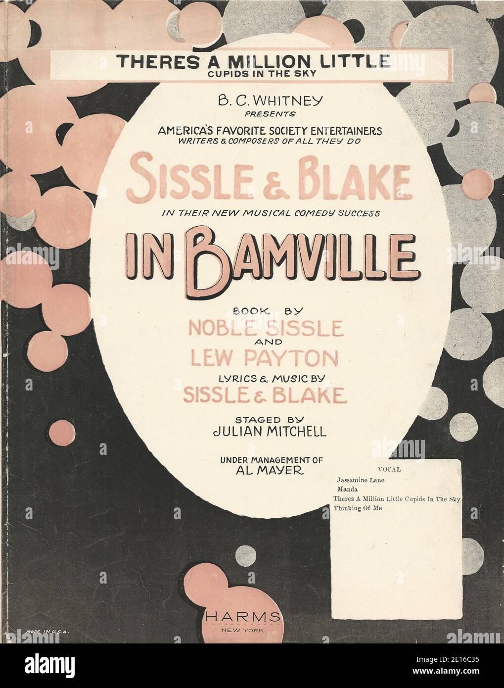 African american sheet music hi-res stock photography and images - Alamy