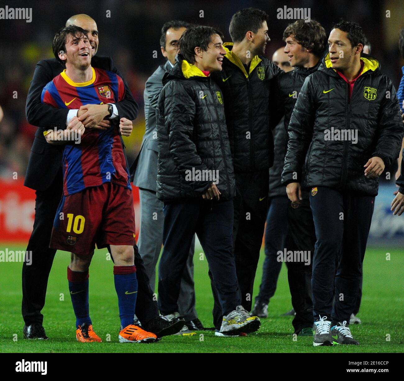 Pep Guardiola And Messi