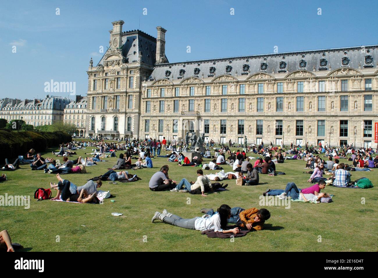 General view of the Tuileries Garden in Paris, France on May 1, 2011 ...
