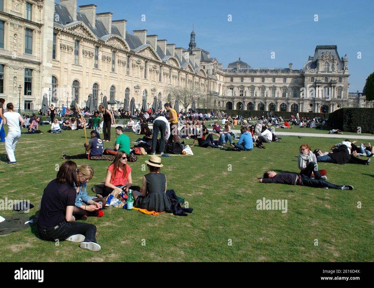 General view of the Tuileries Garden in Paris, France on May 1, 2011 ...