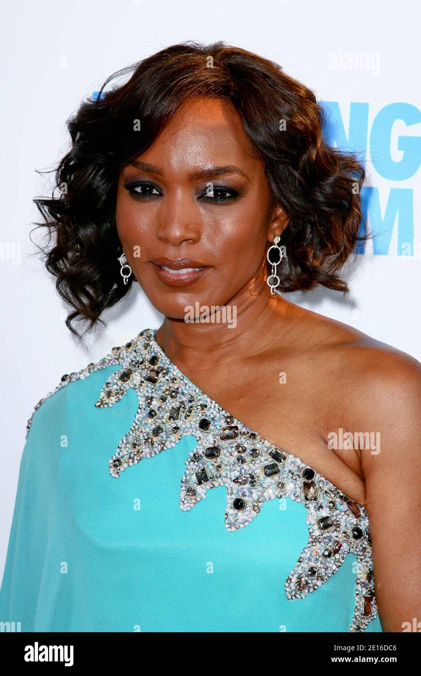 Angela Bassett arriving at the premiere of the film 'Jumping The Broom ...