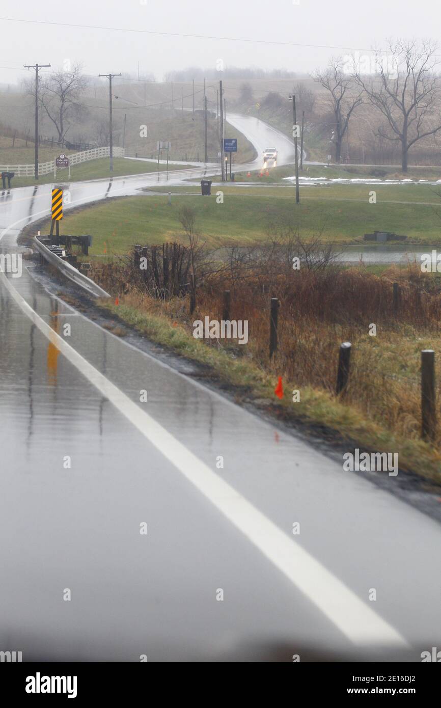 Cold, Wet Winter Day in the Countryside Stock Photo - Alamy