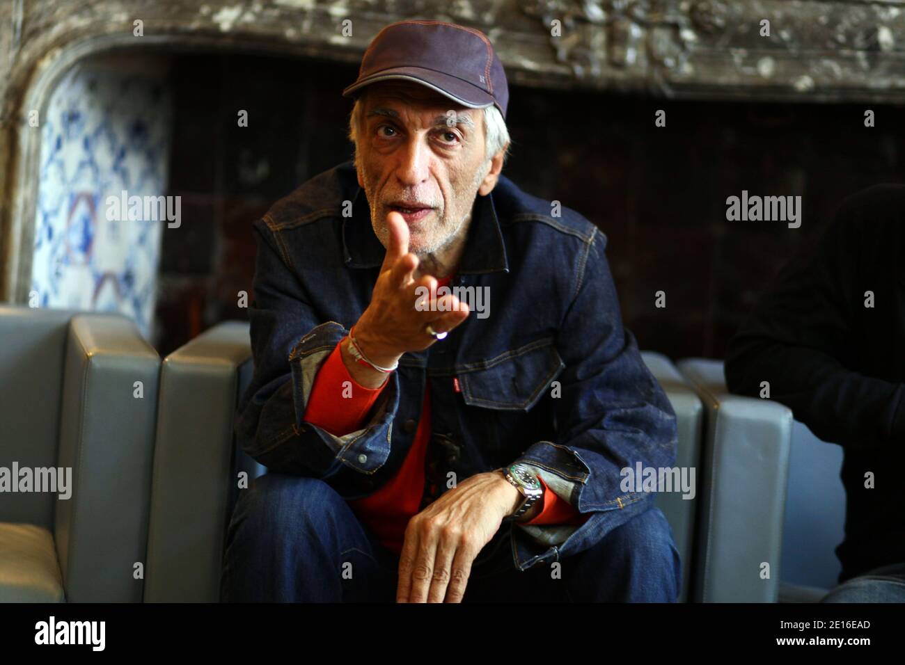 French actor Gerard Darmon attends a preview of the film 'Low Cost in ...