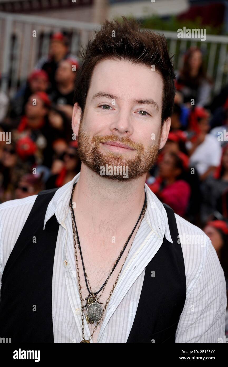 David Cook attends the world premiere of Disney's Studios "Pirates Of ...