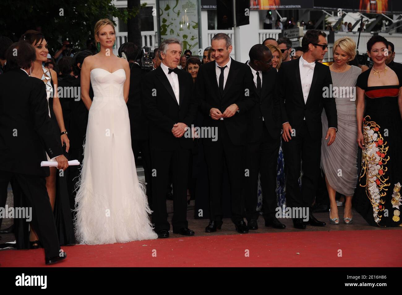 The Feature Film Jury arriving for the Opening Ceremony of the 64th ...