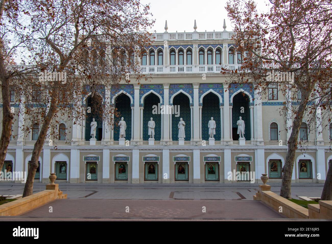 The Nizami Ganjavi National museum of Azerbaijan literature. Baku ...