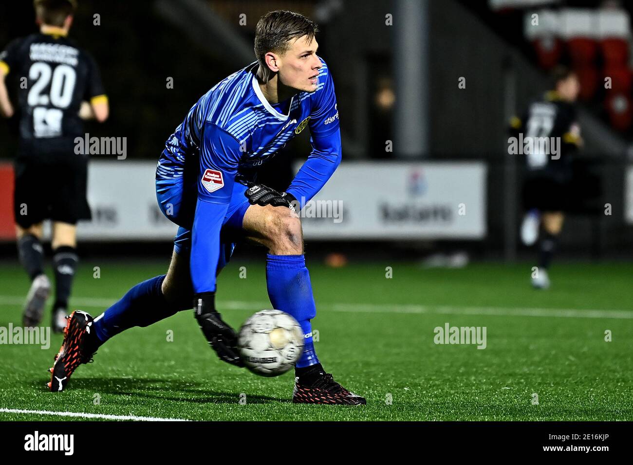 WIJDEWORMER, NETHERLANDS - JANUARY 4: goalkeeper Jan Hoekstra of Roda ...