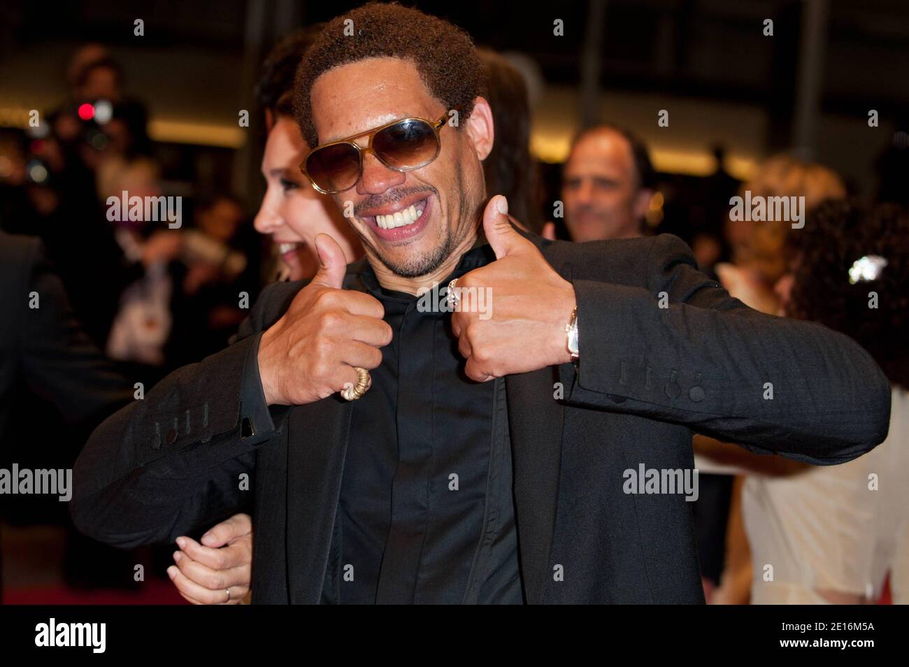 Joey Starr arriving for the screening of Maiwenn's latest film 'Polisse ...