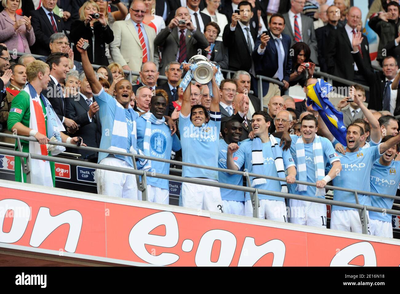 Soccer fa cup final manchester city stoke city wembley stadium hi-res ...