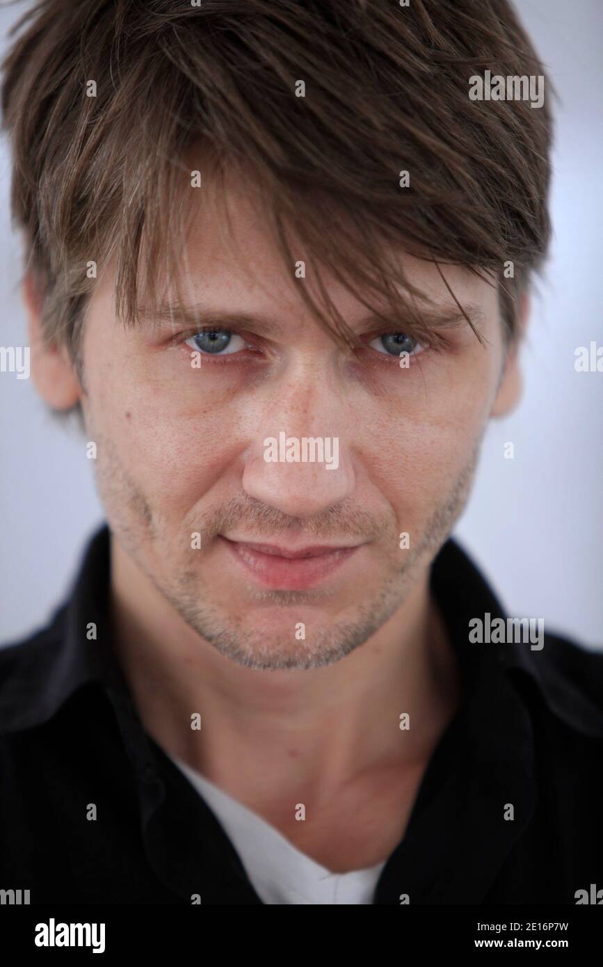 French actor Stanislas Merhar poses during a photo session for the ...