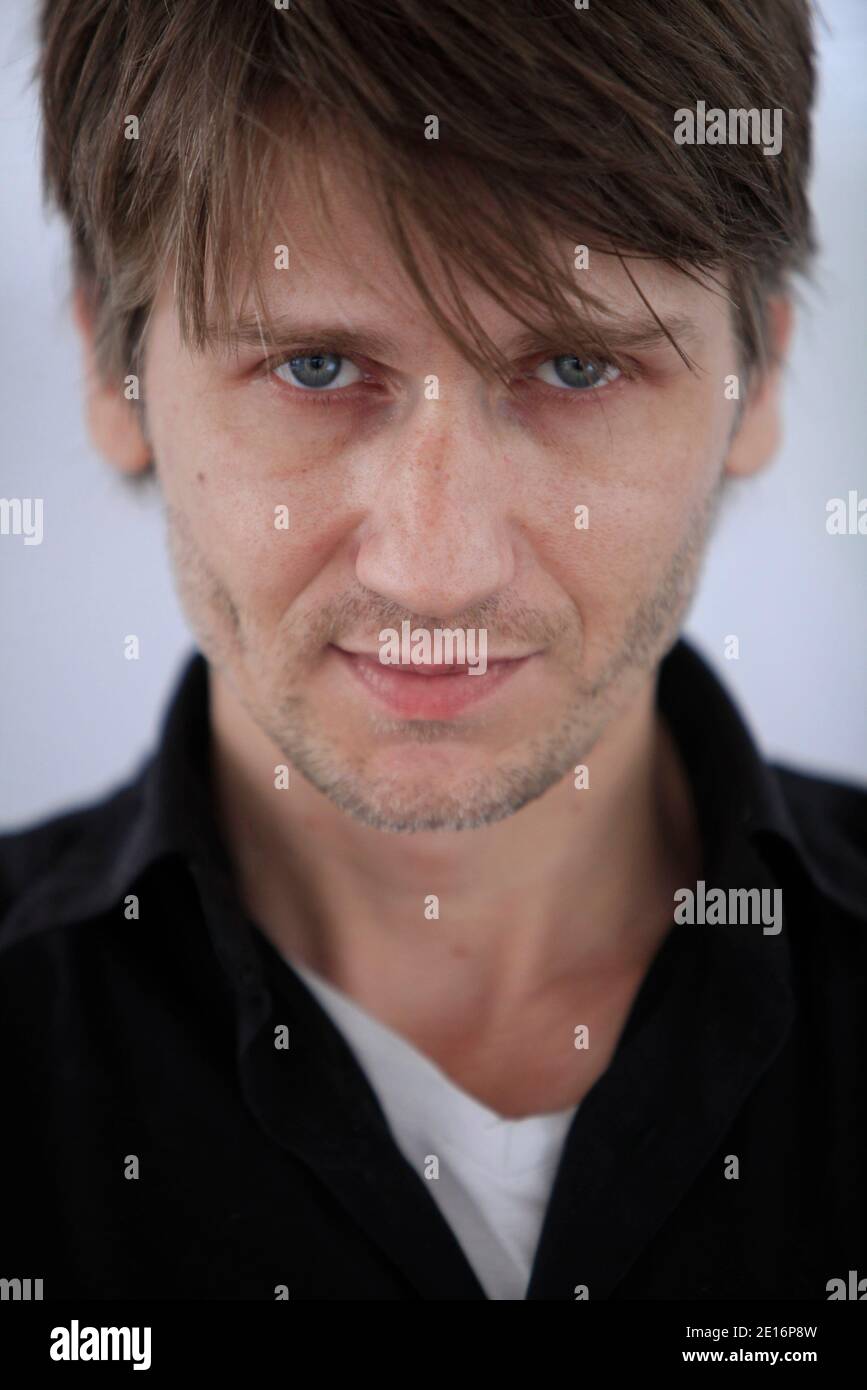 French actor Stanislas Merhar poses during a photo session for the ...