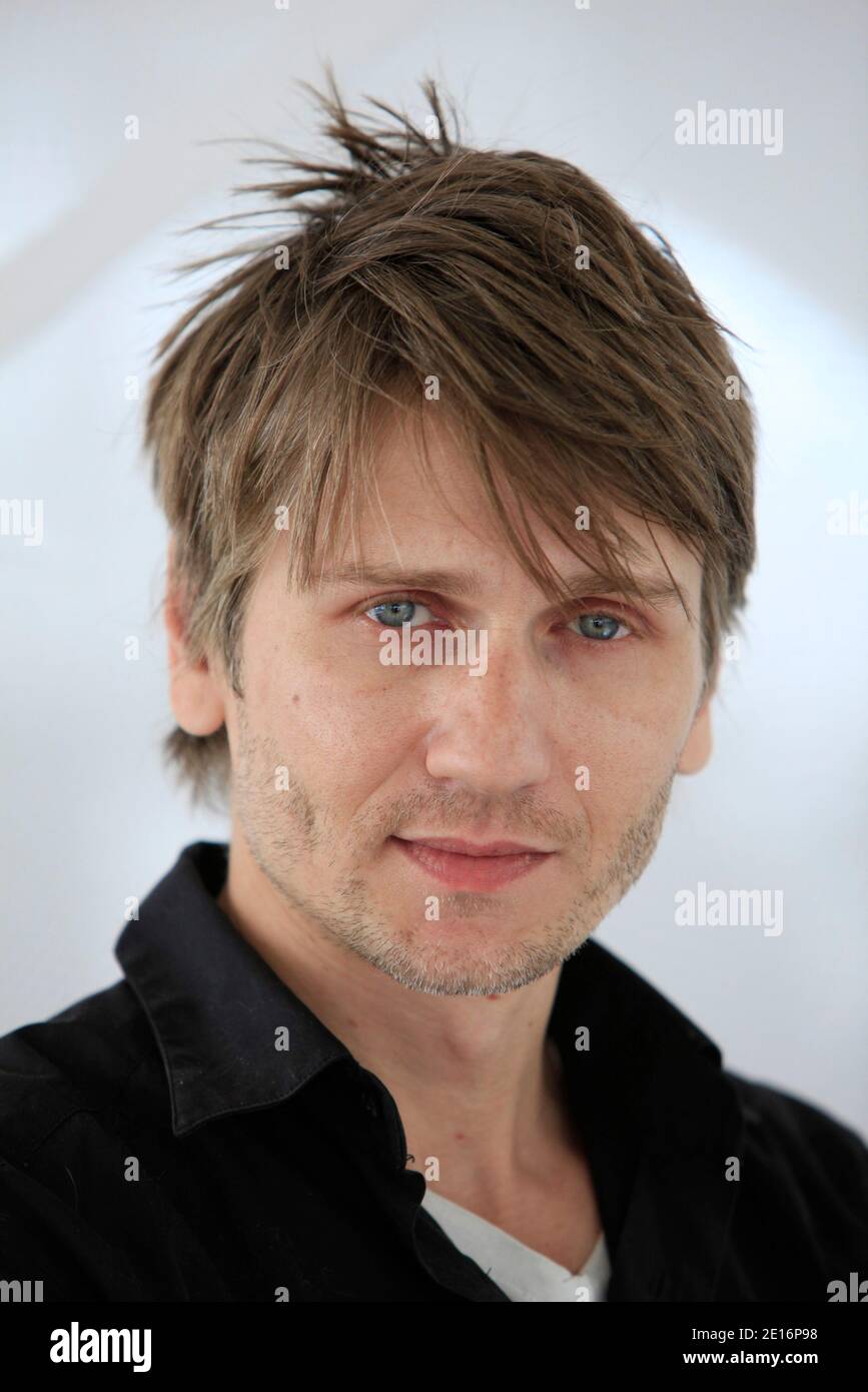 French actor Stanislas Merhar poses during a photo session for the ...