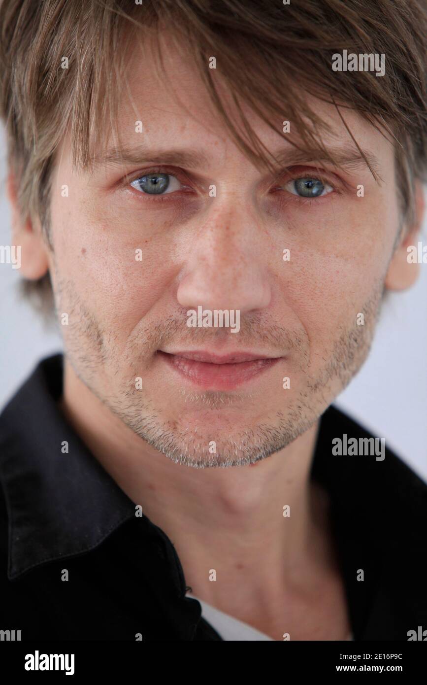 French actor Stanislas Merhar poses during a photo session for the ...