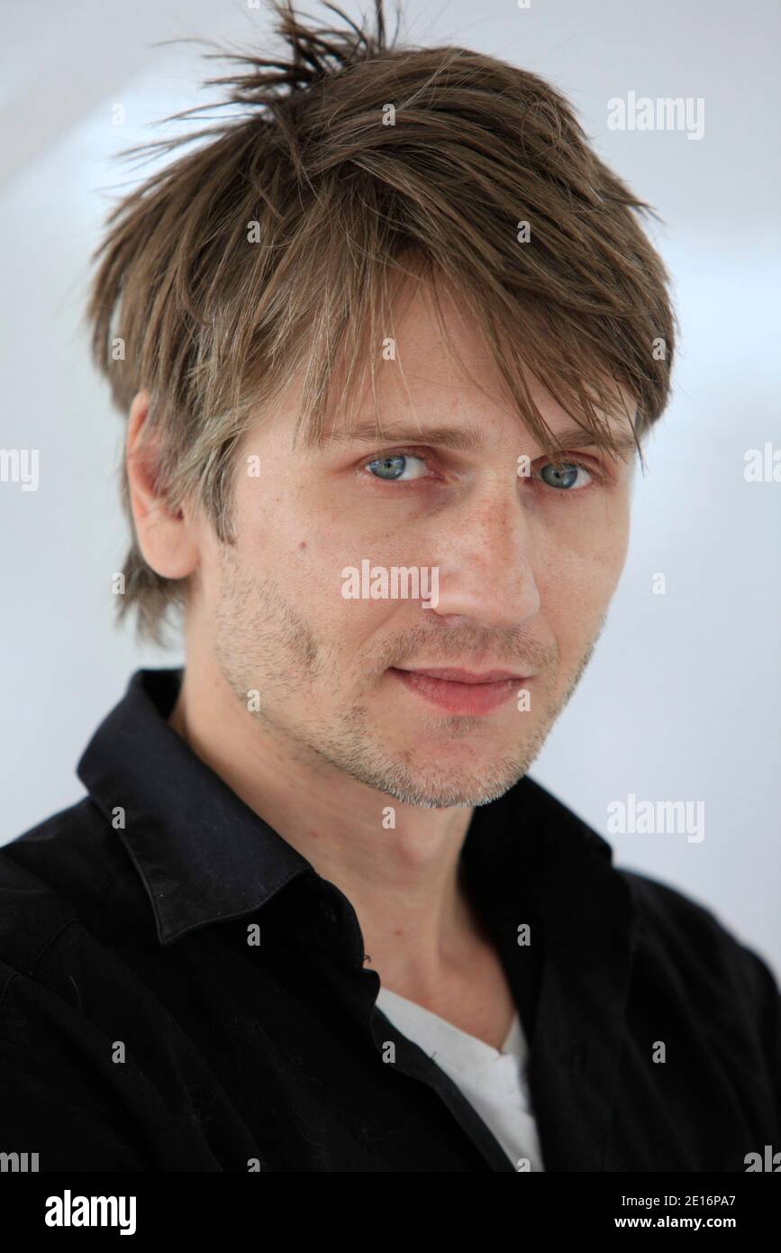 French actor Stanislas Merhar poses during a photo session for the ...