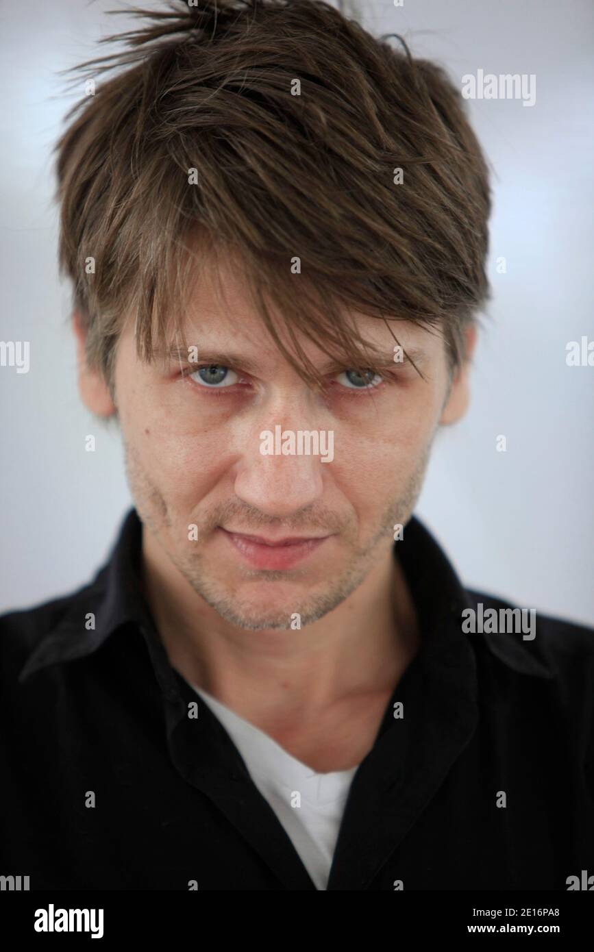 French actor Stanislas Merhar poses during a photo session for the ...