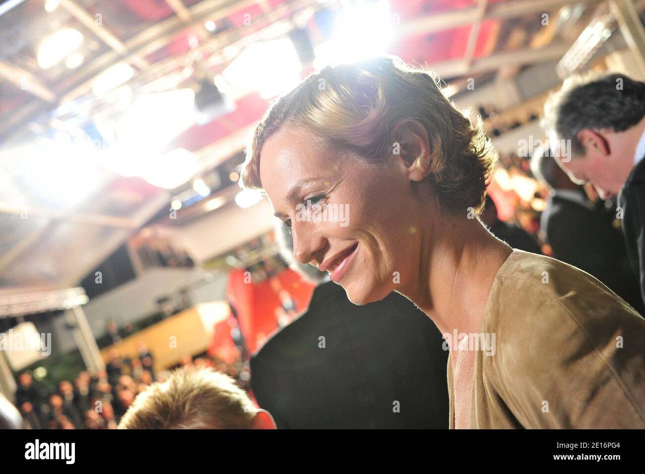 (L-R) Luc Dardenne, Cecile de France, Thomas Doret and Jean-Pierre ...
