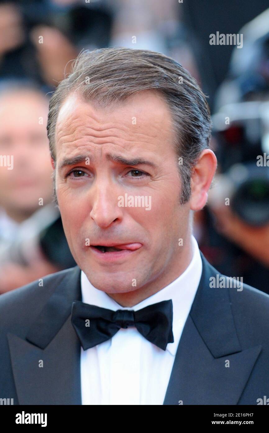 French actor Jean Dujardin arrives for the screening of 'The Artist' at ...