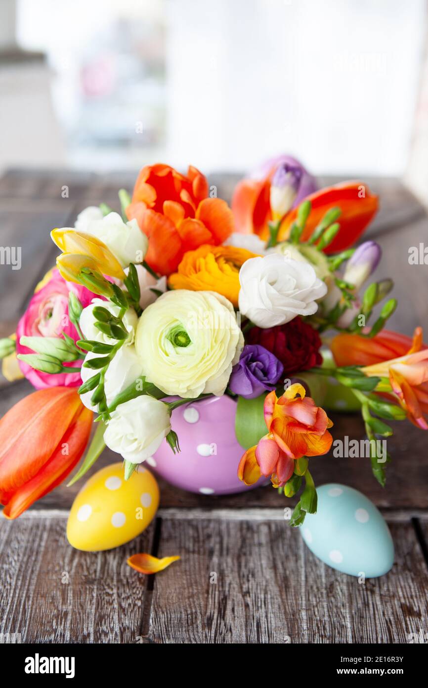 Colorful Spring Flowers Stock Photo - Alamy