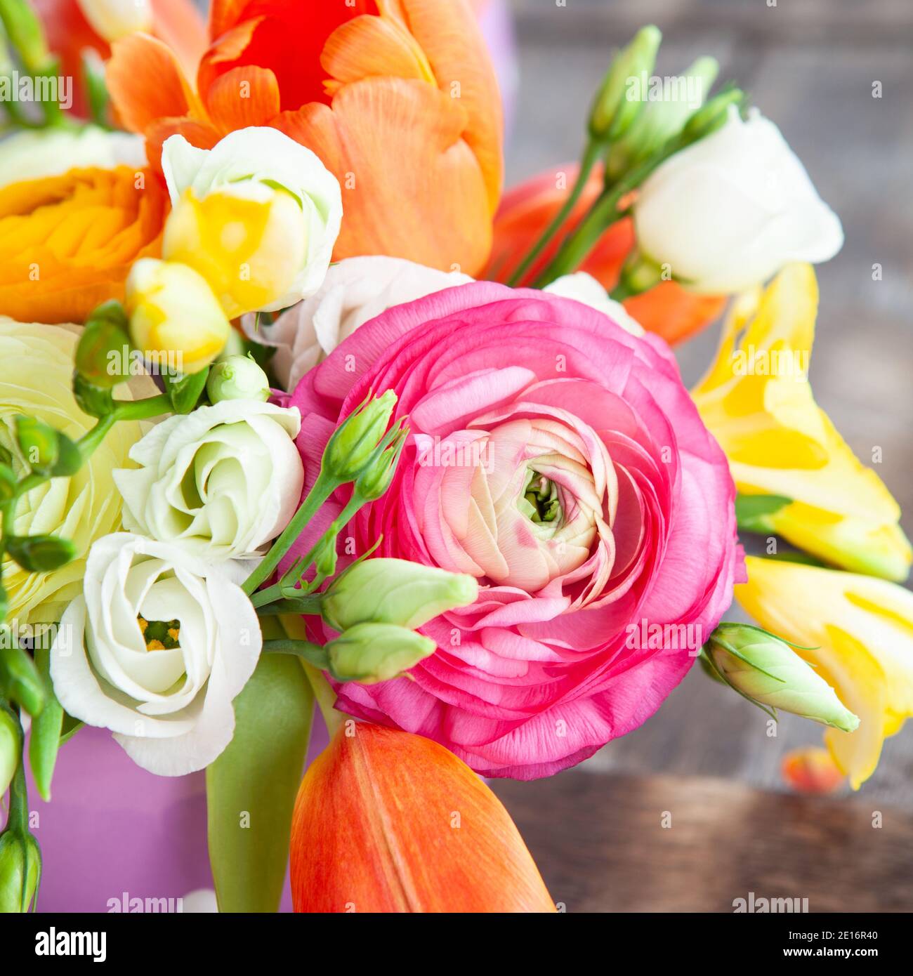 Colorful Spring Flowers Stock Photo - Alamy