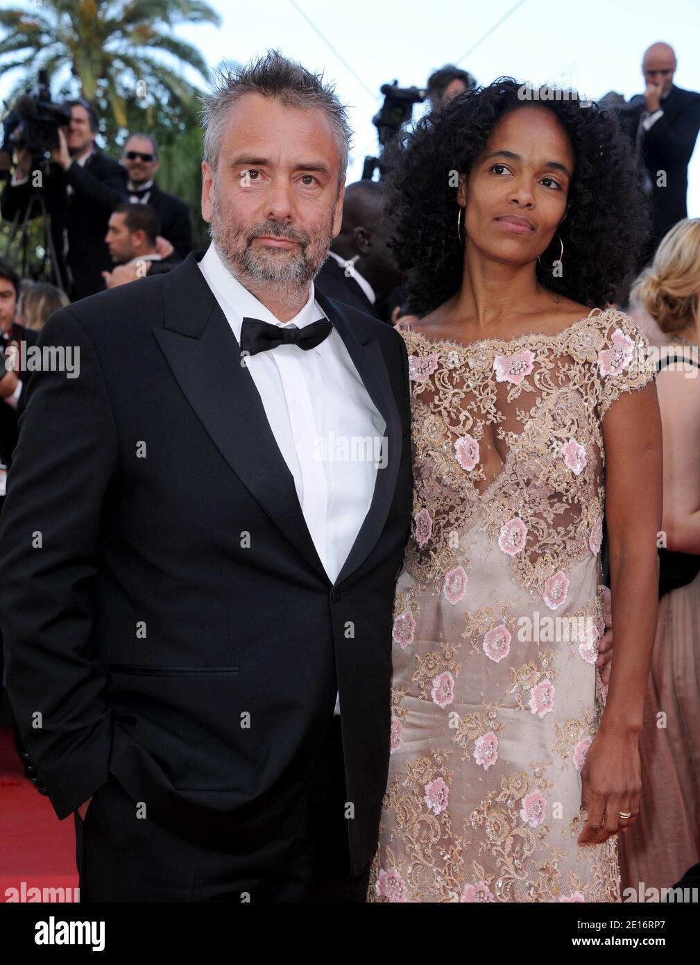 Luc Besson and Virginie Silla arriving for the screening of the film ...