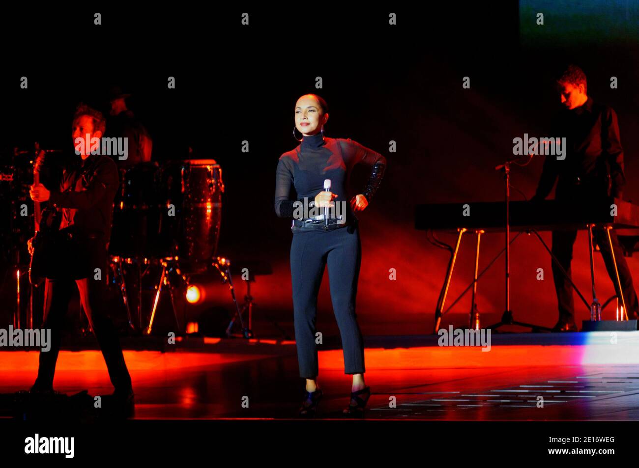 Sade performs live on stage in Bercy, Paris, France, on May 17, 2011 ...