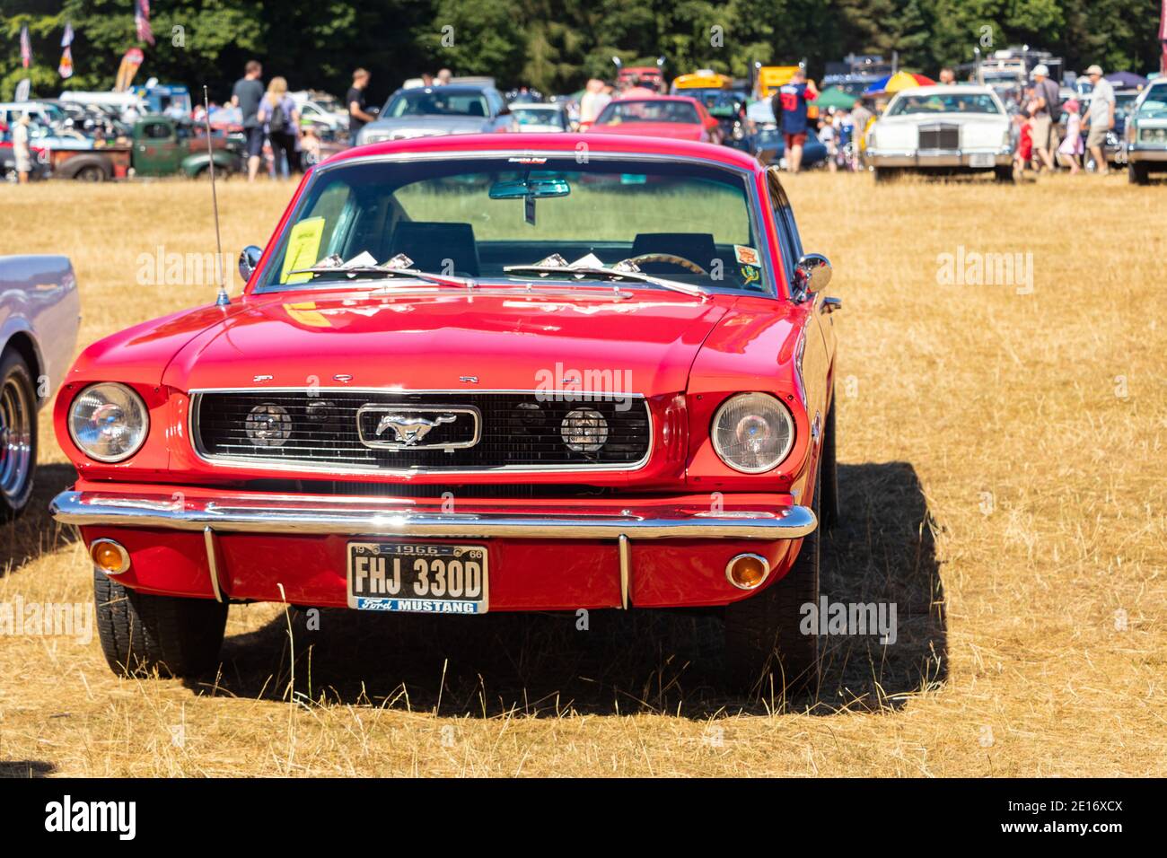 Classic Red Ford Mustang High Resolution Stock Photography and Images ...