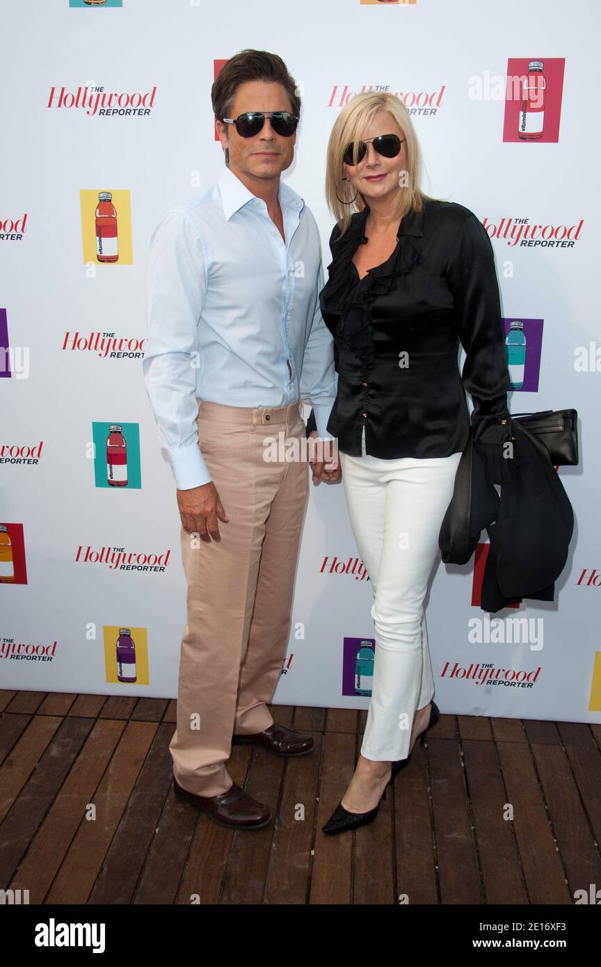 Rob Lowe and Sheryl Berkoff during a tribute to Jodie Foster organized ...