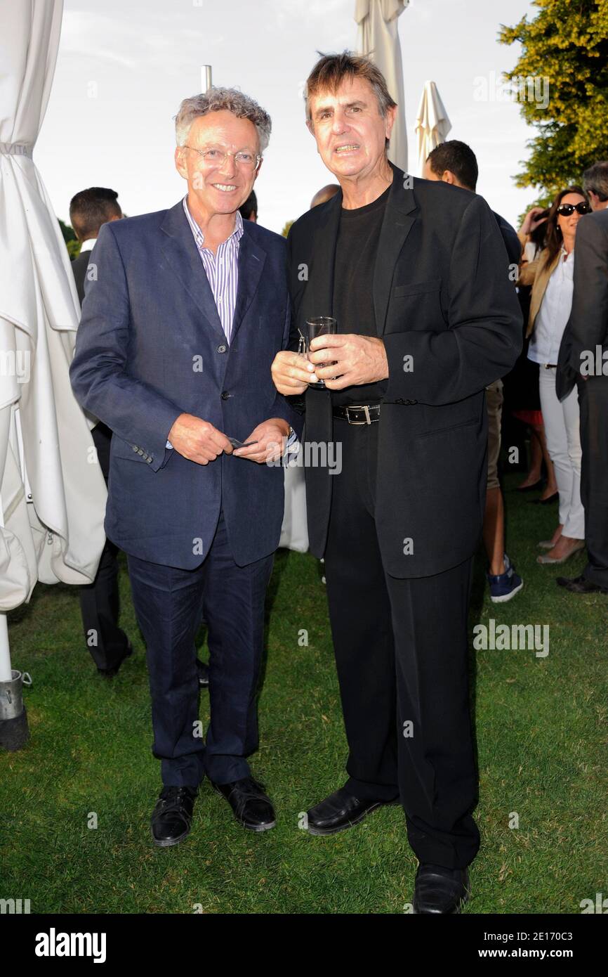 Nelson Monfort and Patrick Simpson Jones attend the launching party of ...