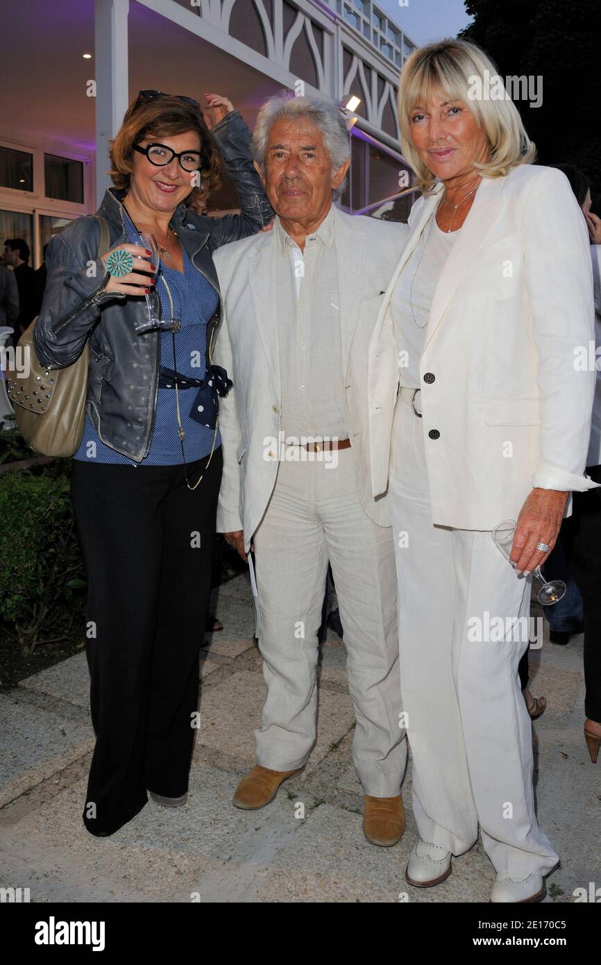 Philippe and Maryse Gildas attend the launching party of the new Club ...