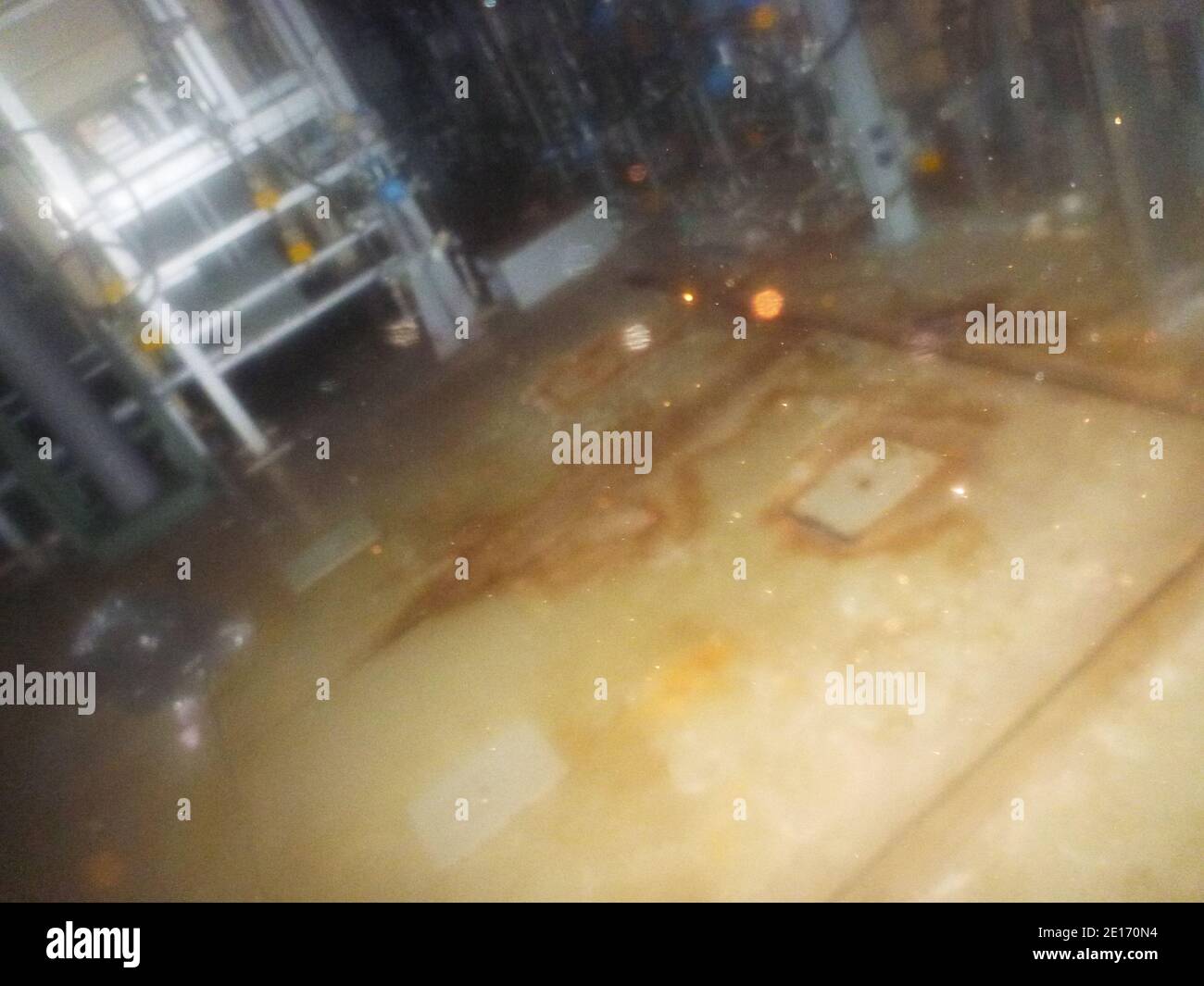 The first floor, inside the reactor building of Fukushima Daiichi ...