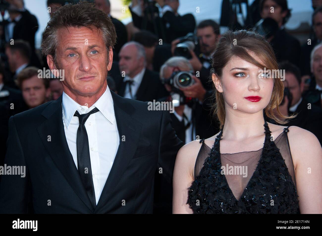 Sean Penn and Eve Hewson arriving for the screening of the film 'This ...