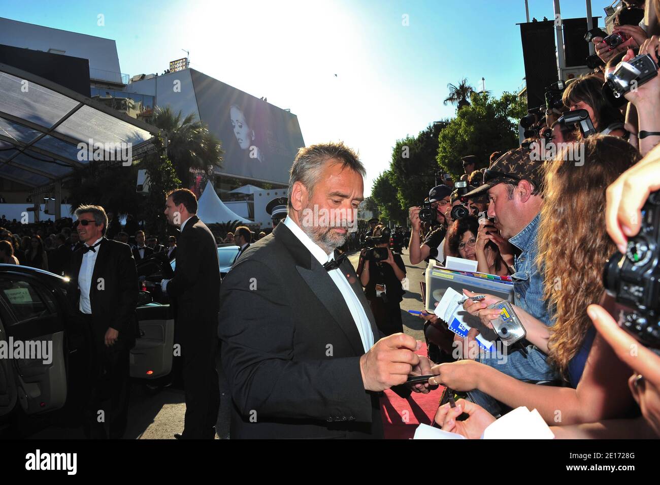 Luc Besson arriving for the screening of the film 'The Source ...