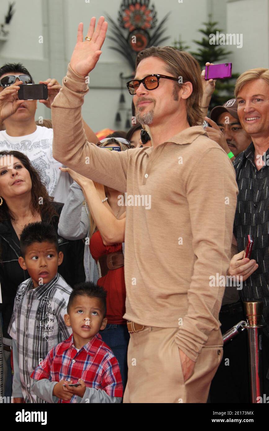 Brad Pitt, Kung Fu Panda 2 at The Chinese Theatre in Hollywood ...