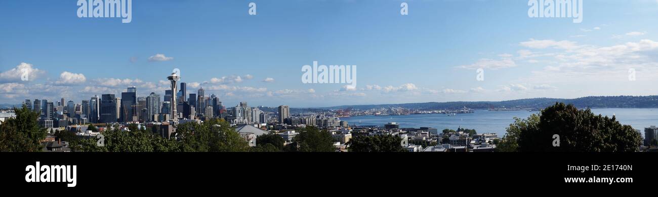 View from Kerry Park (public park and viewpoint on the south slope of ...