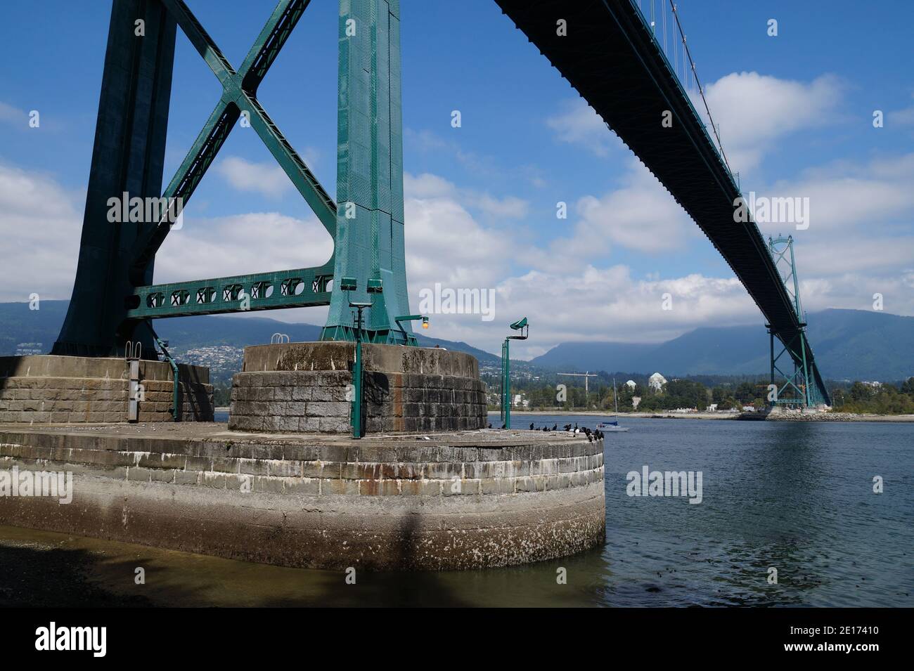 The Lions Gate Bridge, opened in 1938 and officially known as the First ...