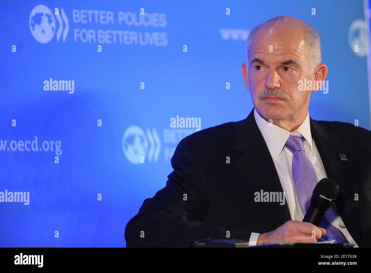 Greece's Prime Minister George Papandreou attends the commemoration of ...
