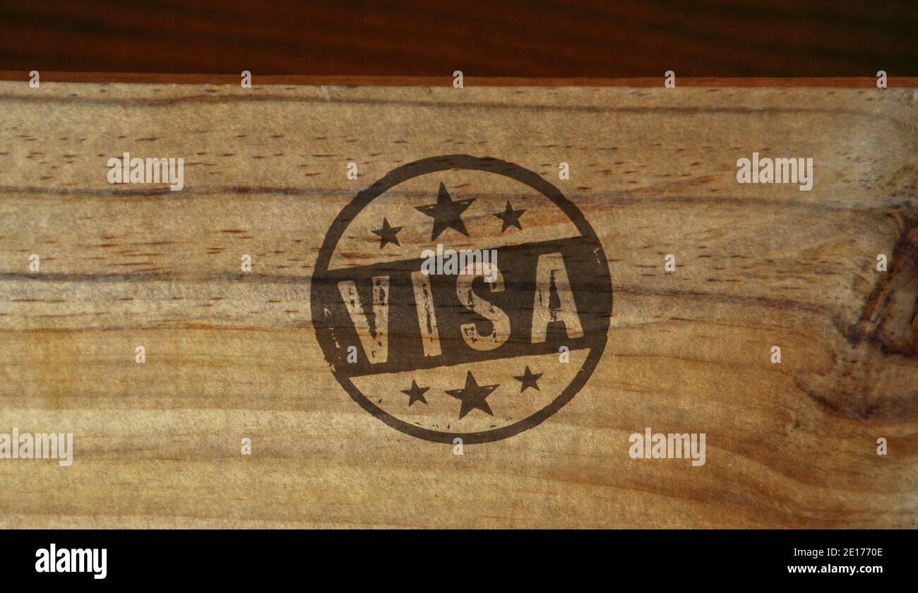 Visa stamp hi-res stock photography and images - Alamy